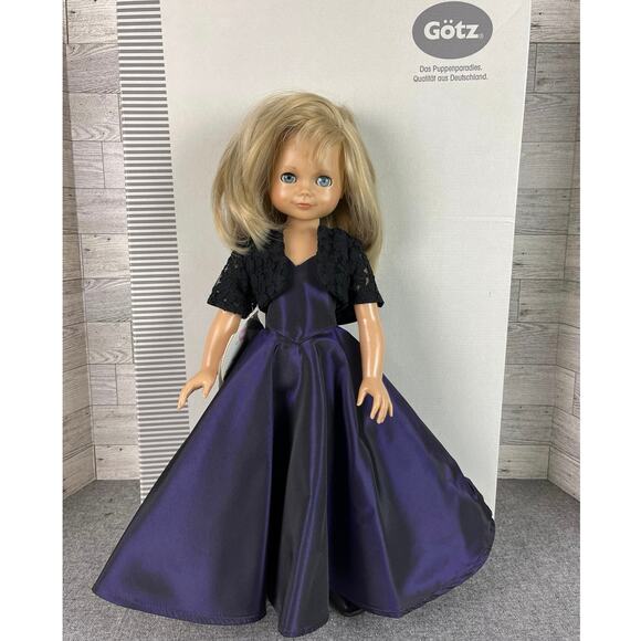 Gotz | Toys | Vintage Gotz Morgan 8 Doll 1989 Le 8775 Purple Gown Boxed ...